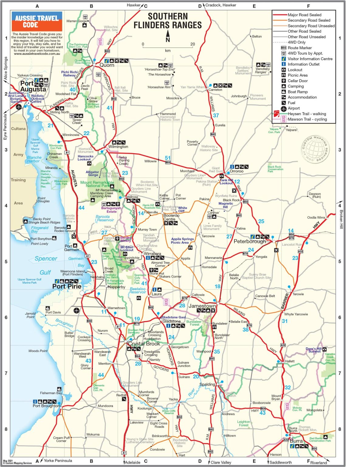 Maps | Flinders Ranges and Outback